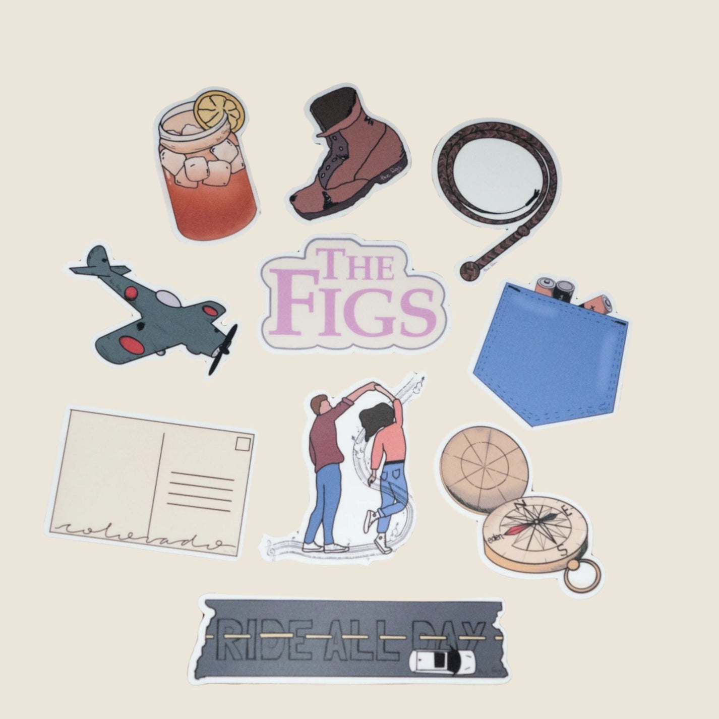 Debut Album Sticker Pack – The Figs